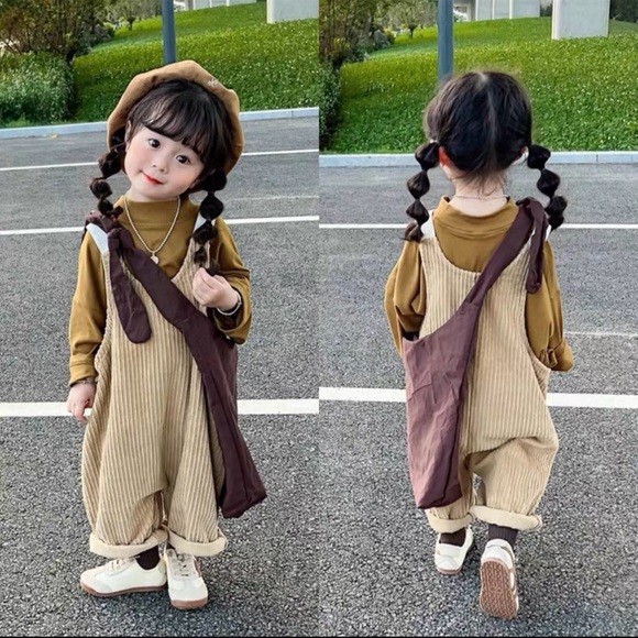 Matching Sets | Girl Fall Overalls Set | Poshmark